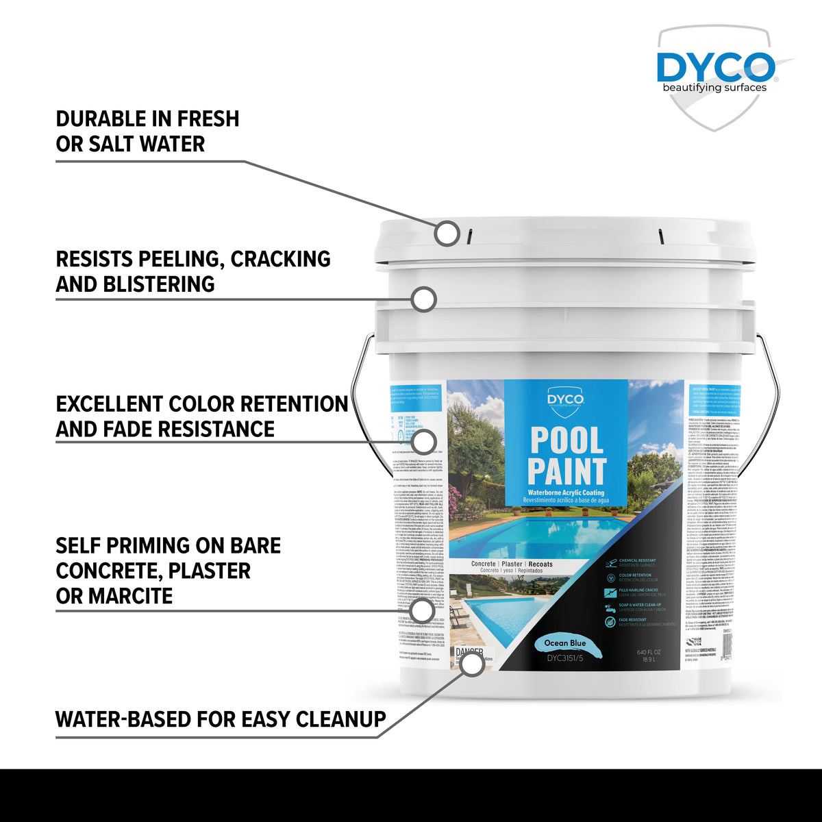 Dyco® POOL PAINT™ | Waterborne Acrylic – Pro Solutions Direct
